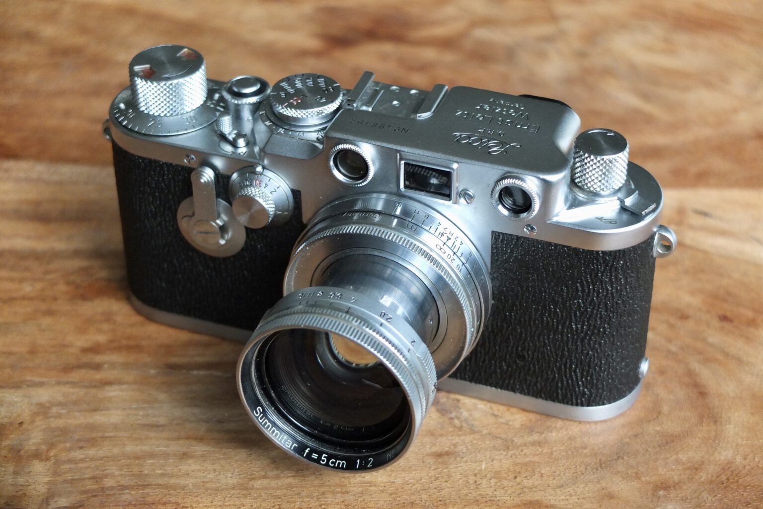 Leica III - Eine Schraubleica - Lichtgriff